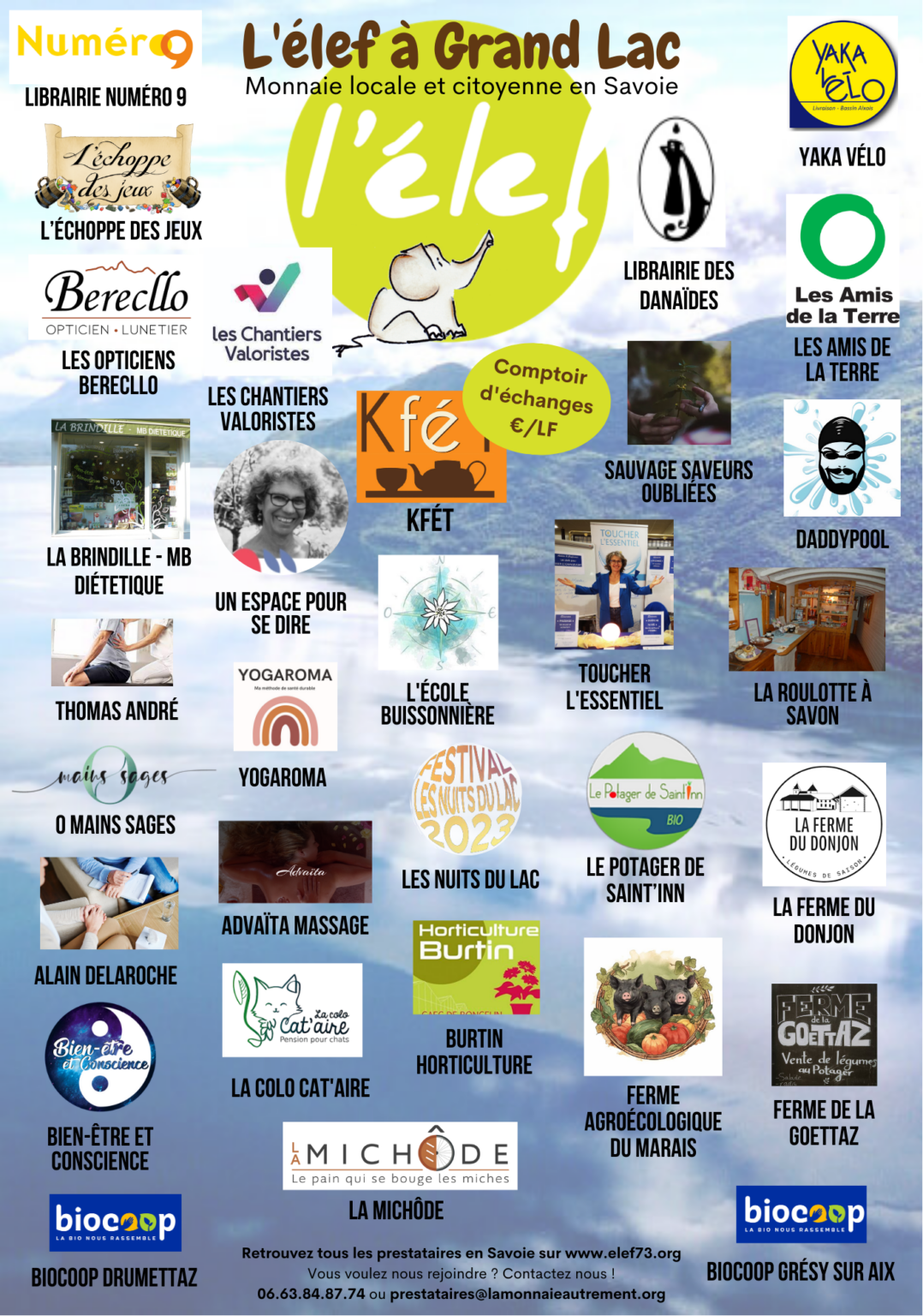 Les prestataires à Grand Lac – La Monnaie Locale des Pays de Savoie